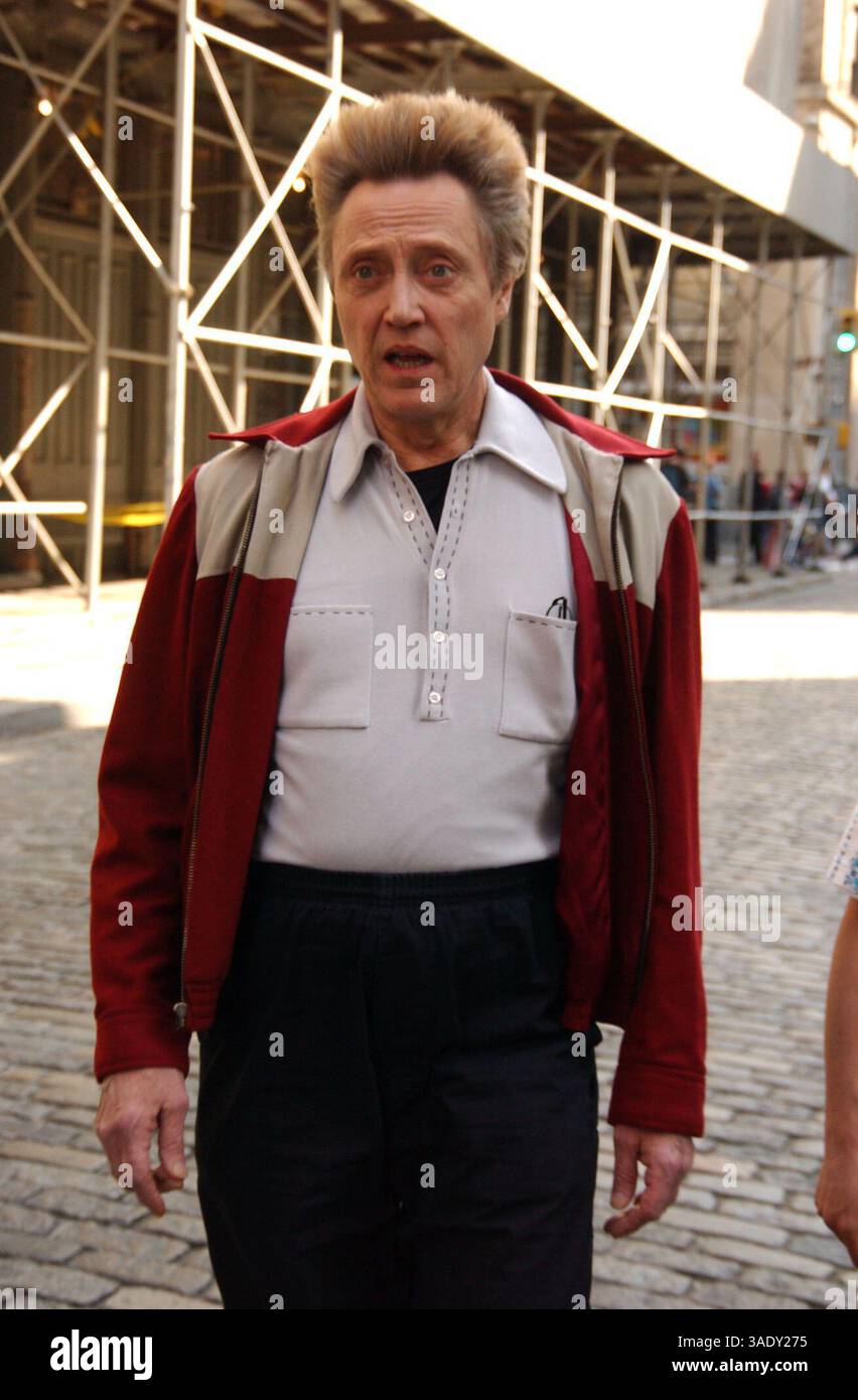 Apr 29, 2004; New York, NY, USA; Actor CHRISTOPHER WALKEN on his way to ...