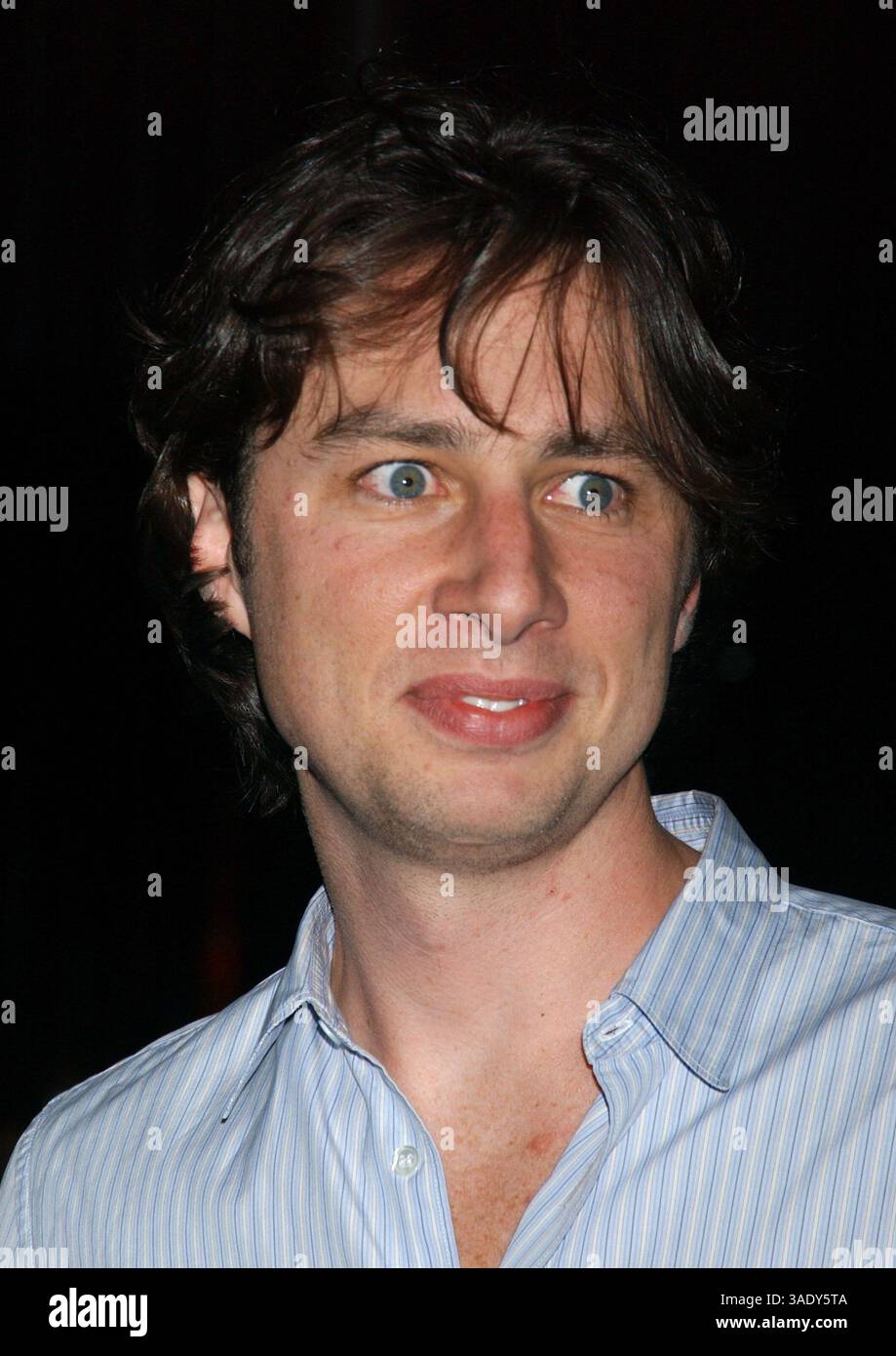 Jun 08, 2004; New York, NY, USA; ZACH BRAFF at the arrivals for Drive ...