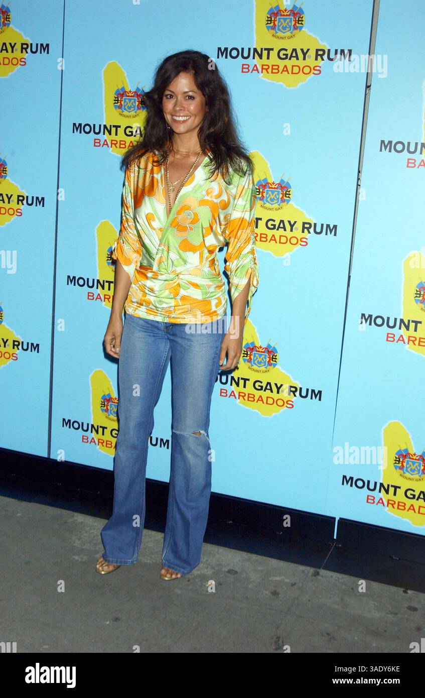 Jun 23, 2004; New York, NY, USA; Brooke Burke hosted an event to ...