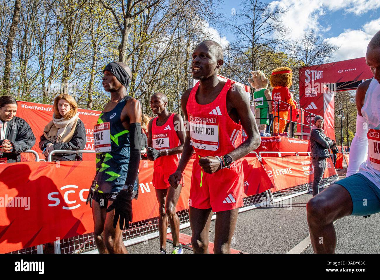 Berlin’s 2025 half marathon kicked off Sunday, April 6, 2025, under ...
