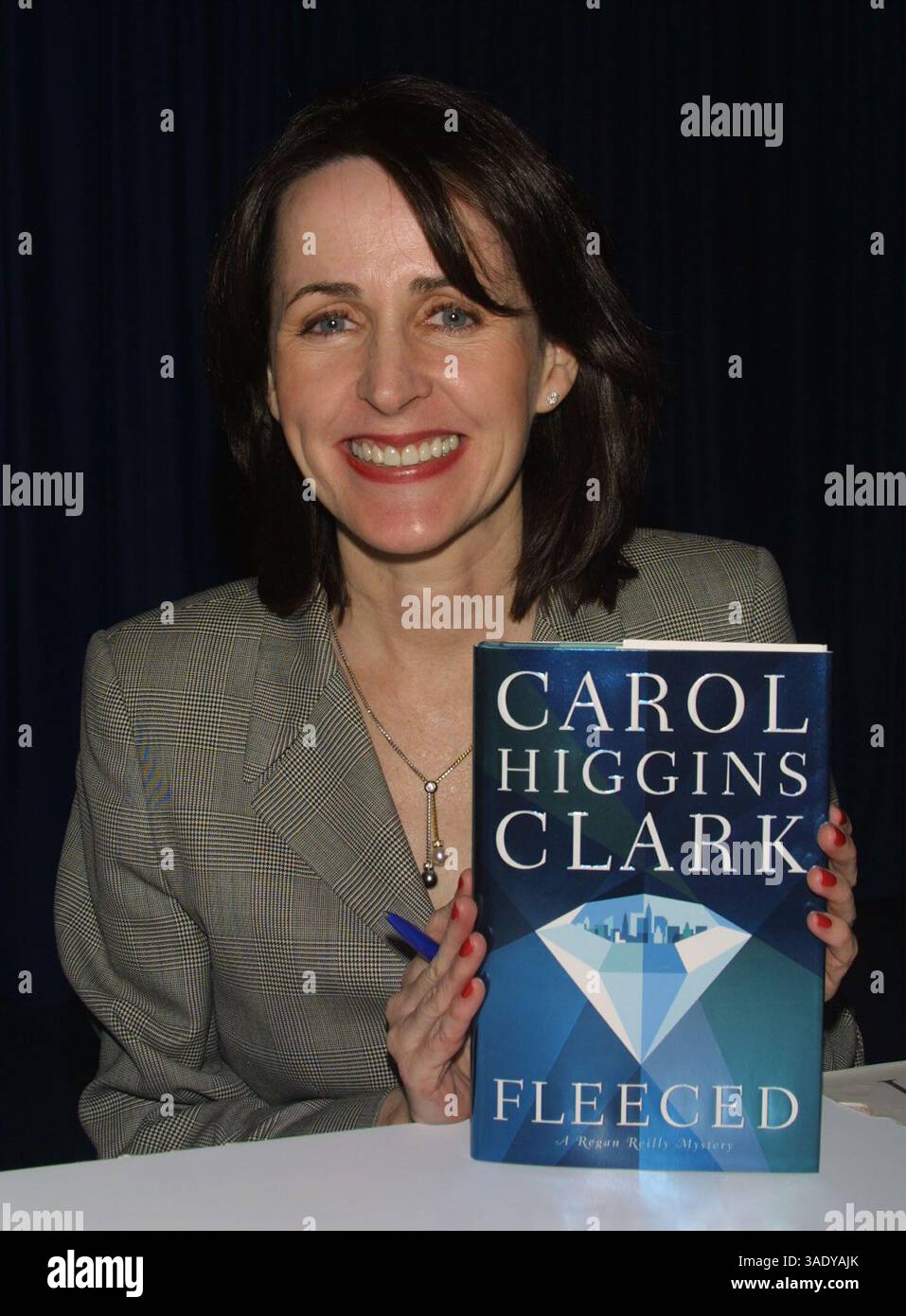 May 04, 2002; New York, NY, USA; Author CAROL HIGGINS CLARK promotes ...