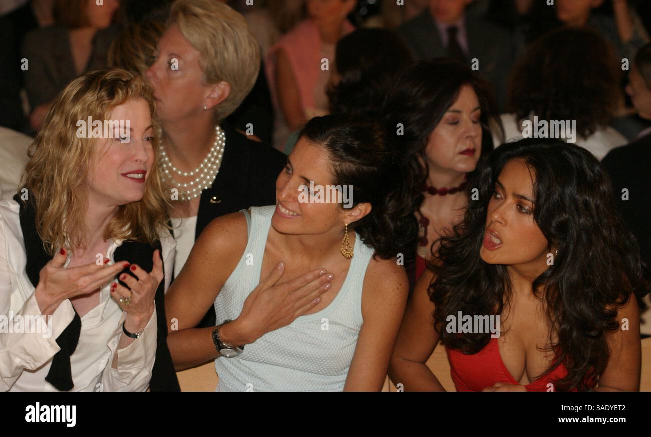 Actress DIANDRA DOUGLAS, daughter of Carolina Herrera, & actress SALMA ...