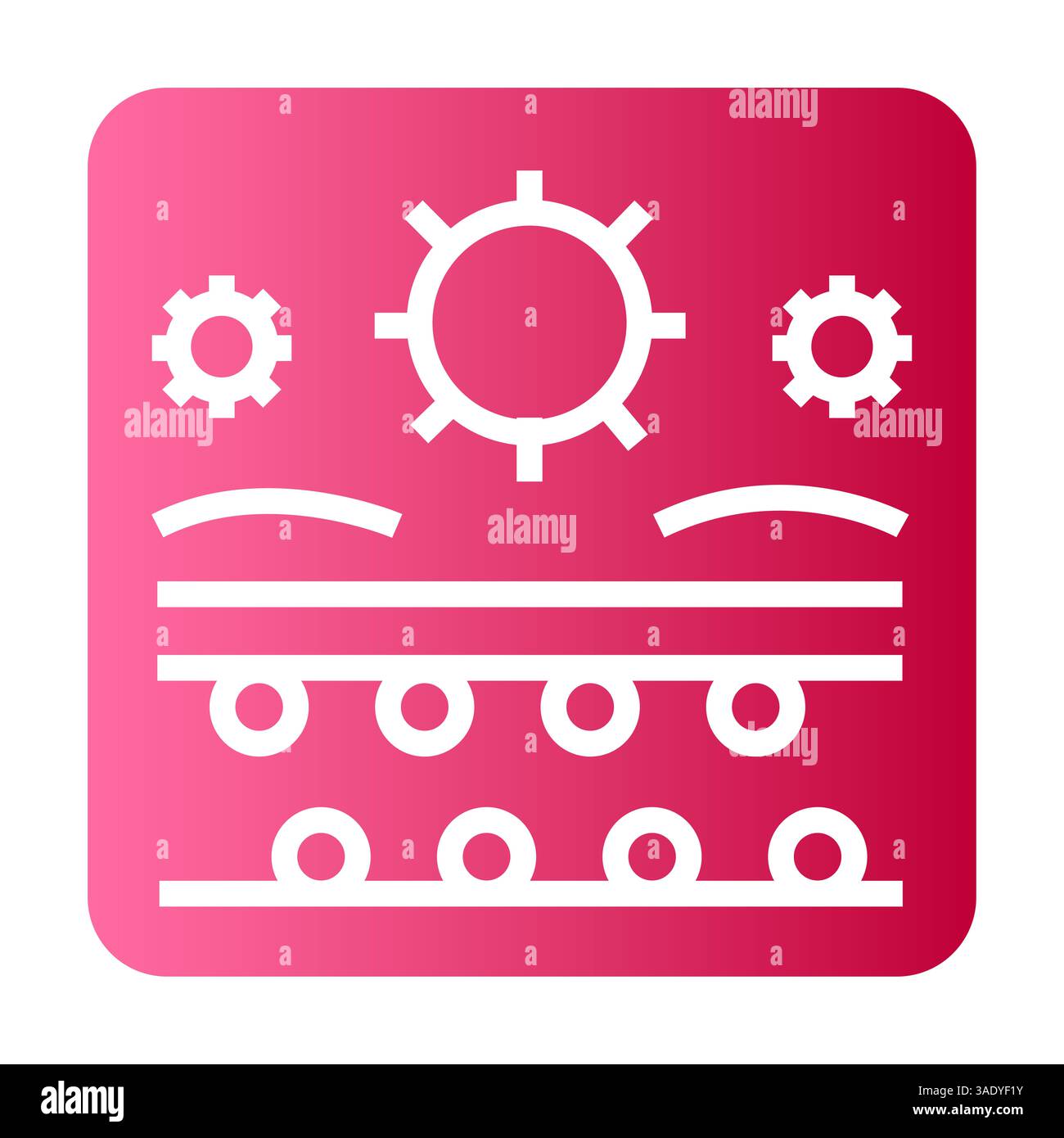 skin inflammation black line icon for digital and print projects ...