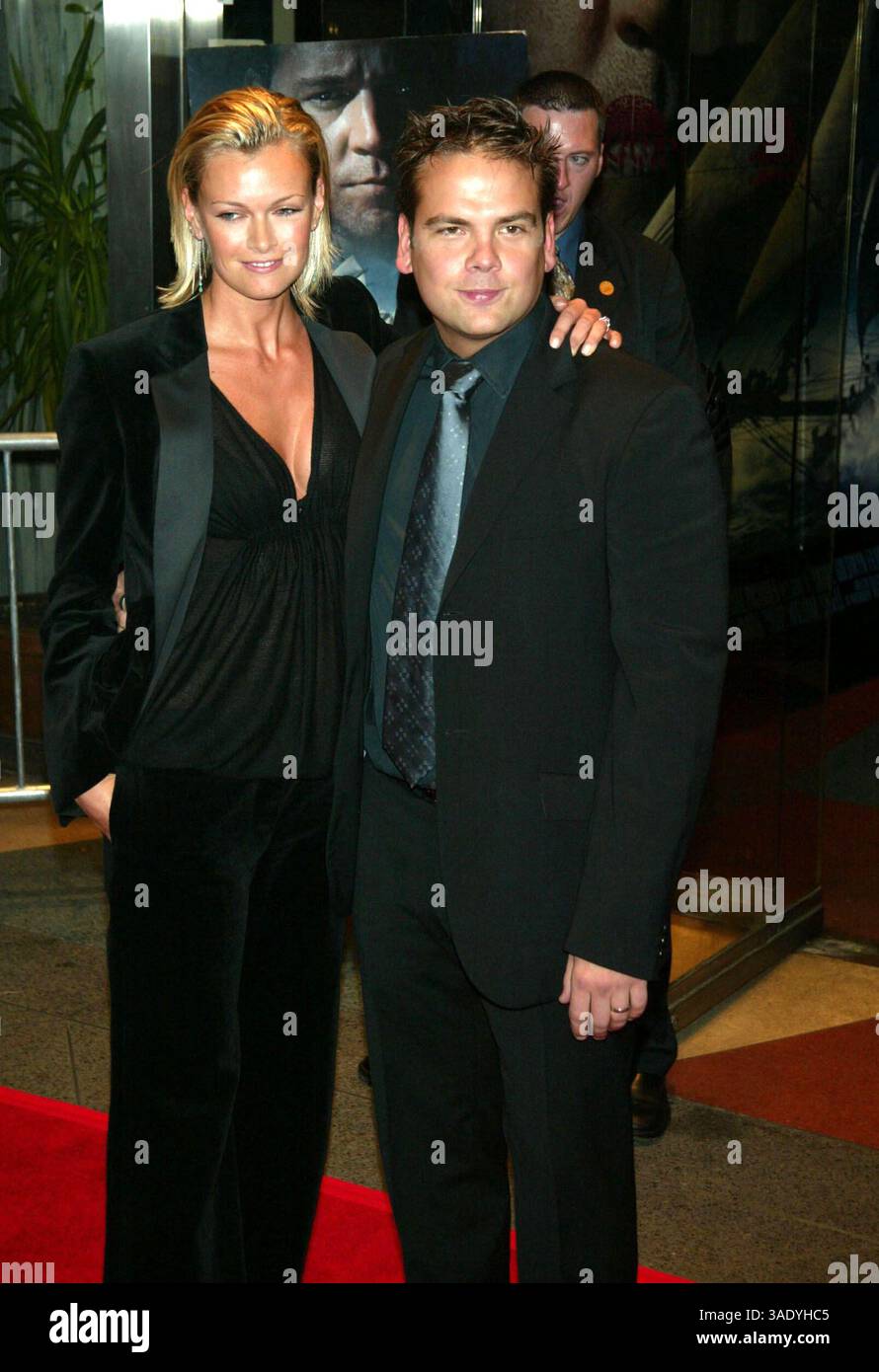 Nov 01, 2003; New York, NY, USA; Model SARAH O'HARE & her husband ...