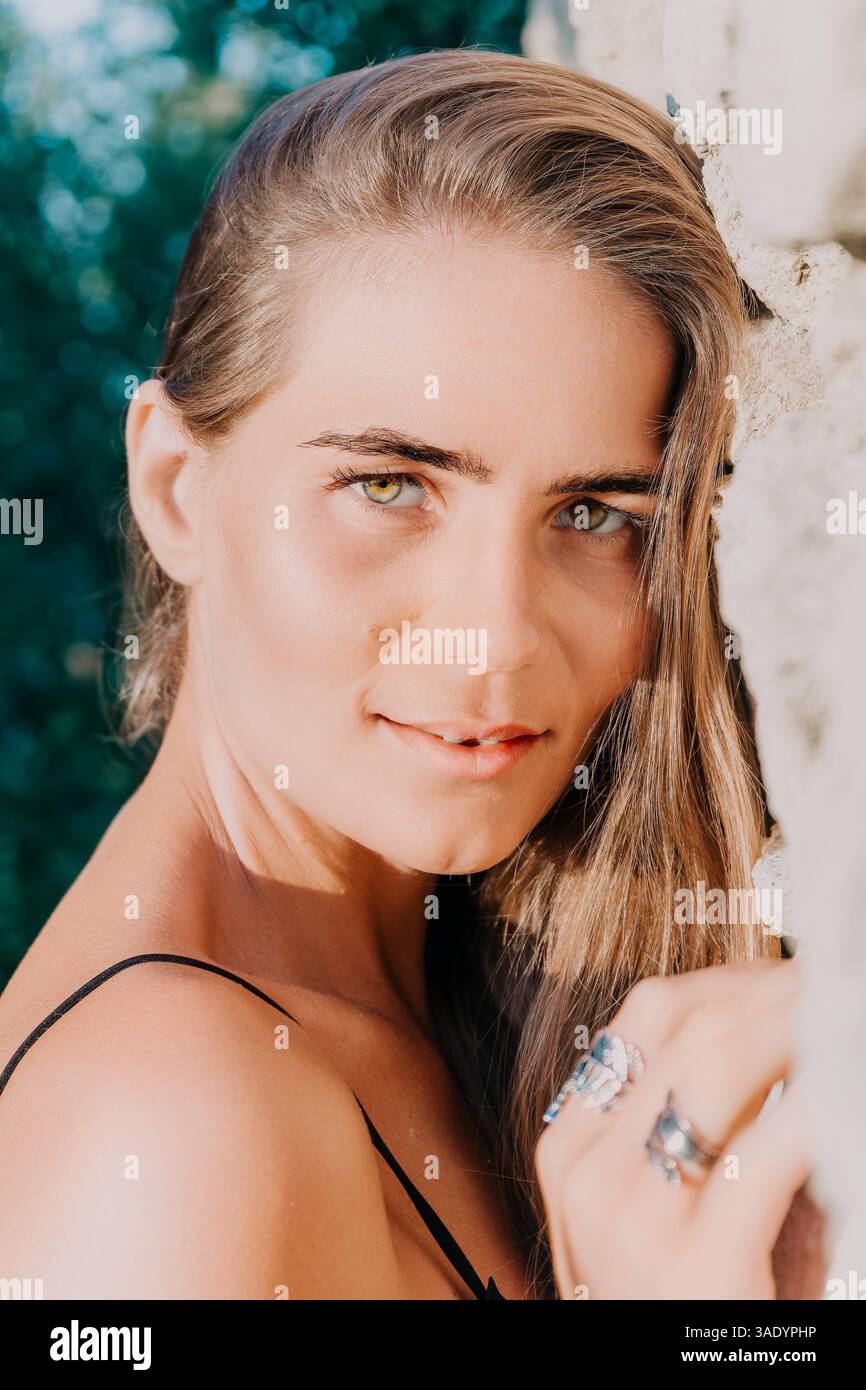 Eyes black woman taken in hi-res stock photography and images - Alamy