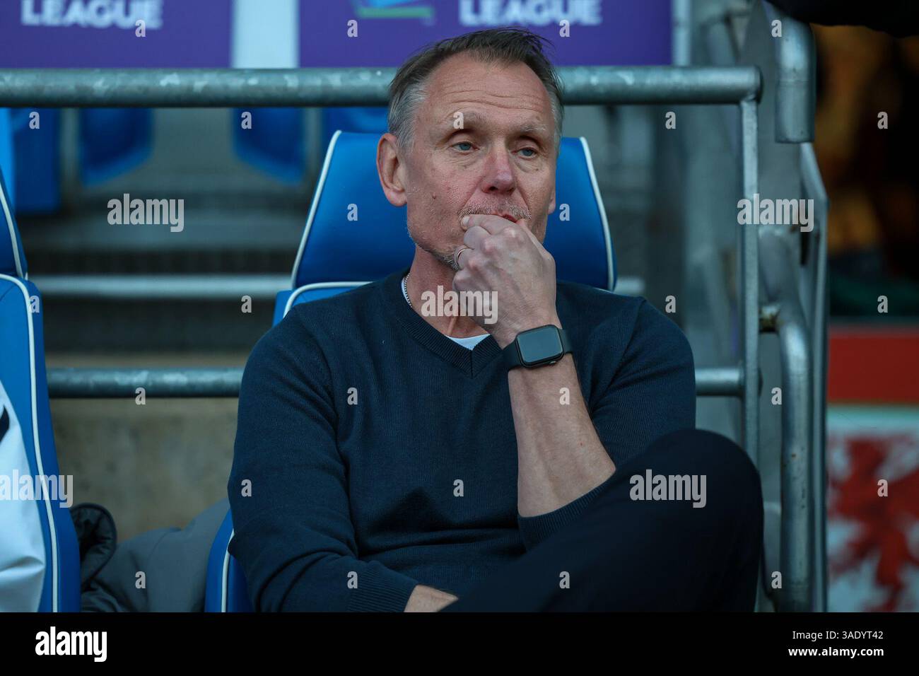 Cardiff, UK. 04th Apr, 2025. Cardiff, Wales, April 4th 2025: Denmark ...