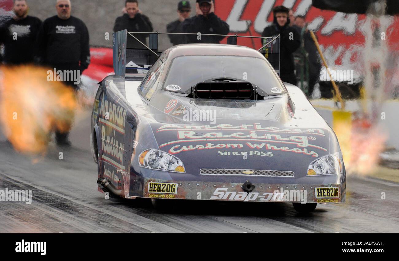 2012 FEB 07: NHRA Funny Car Driver Tony Pedregon, American Racing ...