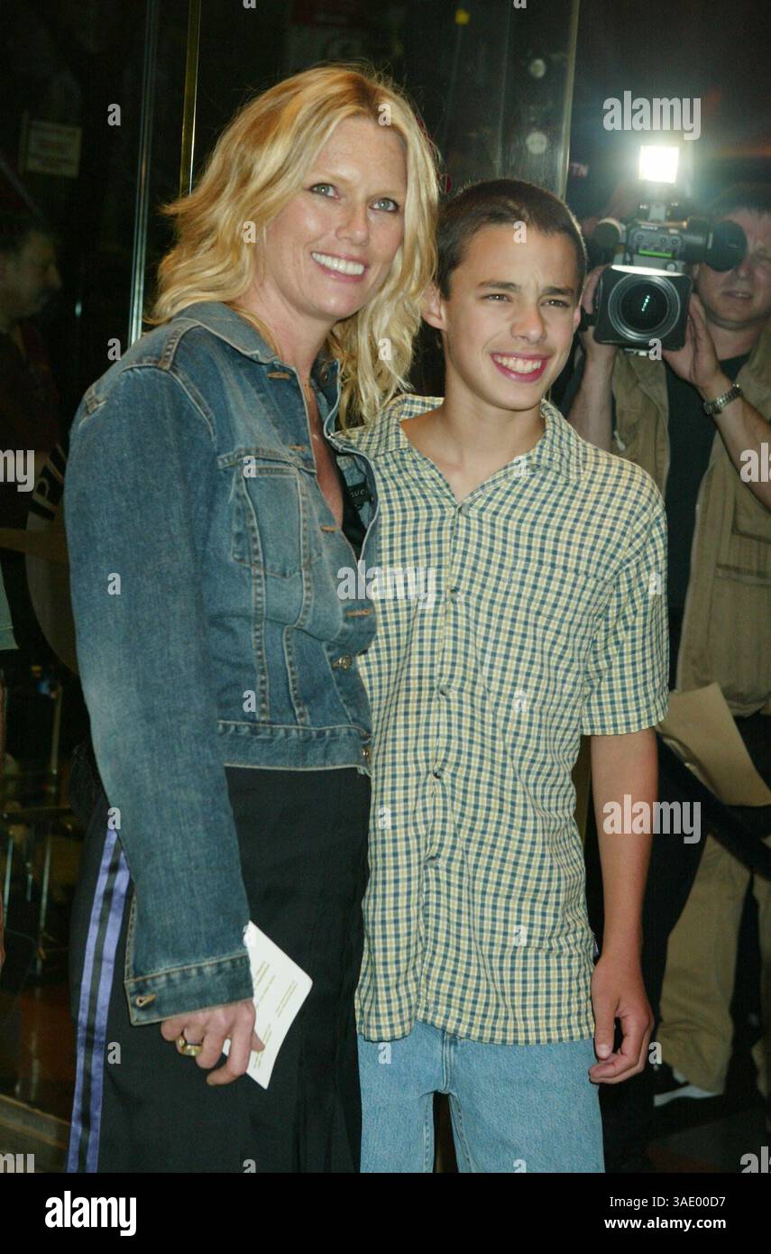 May 17, 2004; New York, NY, USA; Model PATTI HANSEN & nephew at the ...