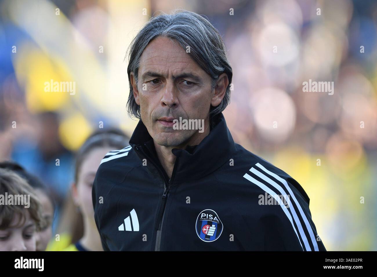 Pisa, Italy. 06th Apr, 2025. Head coach of Pisa Filippo Inzaghi during ...