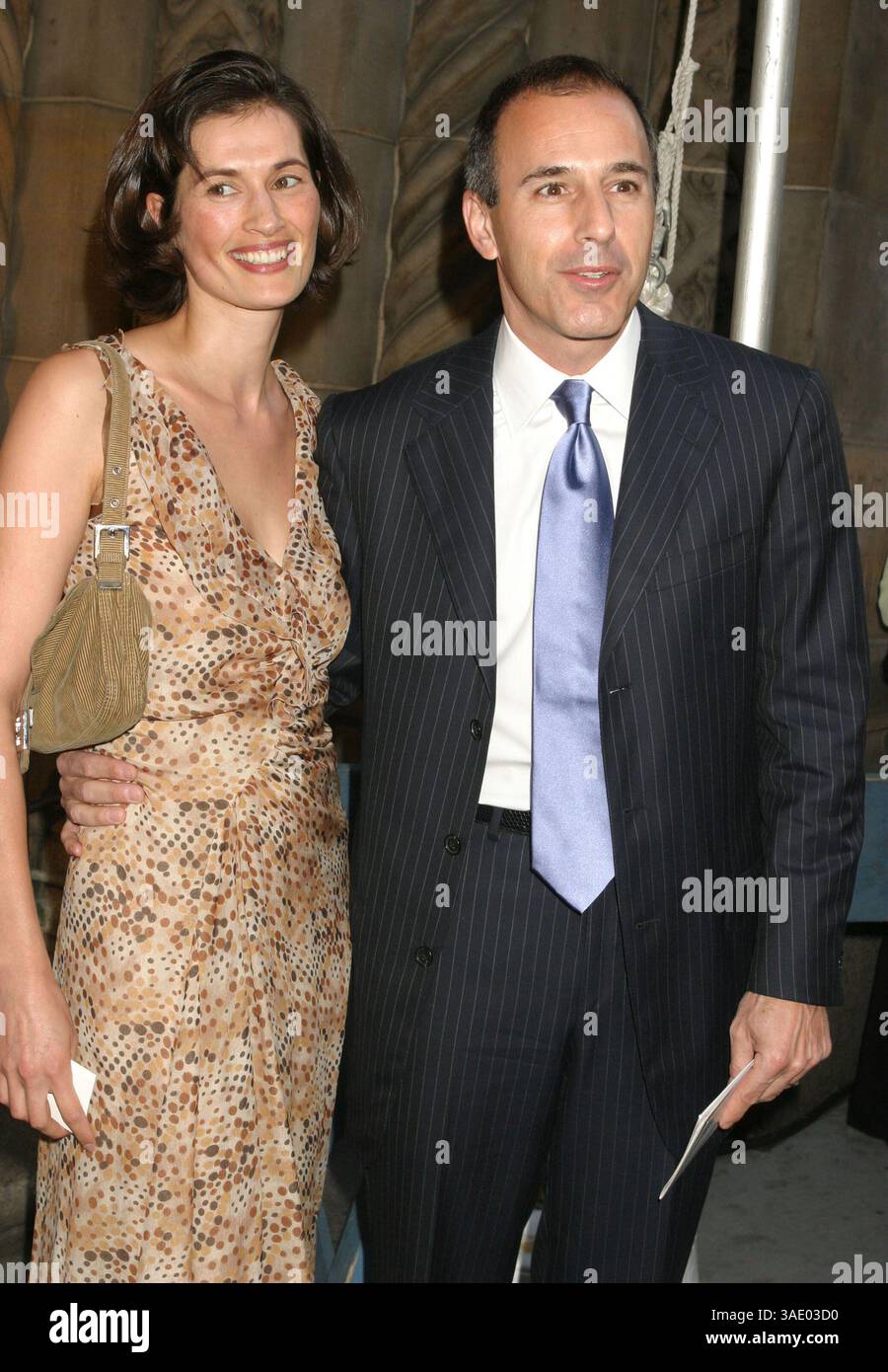Jun 02, 2004; New York, NY, USA; 'Today' co-host MATT LAUER & his wife ...