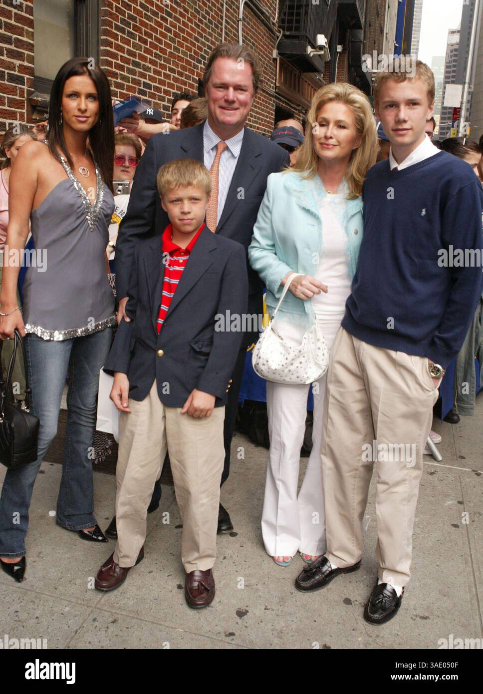 Jun 14, 2004; New York, NY, USA; Sister NICKY HILTON, father RICK ...