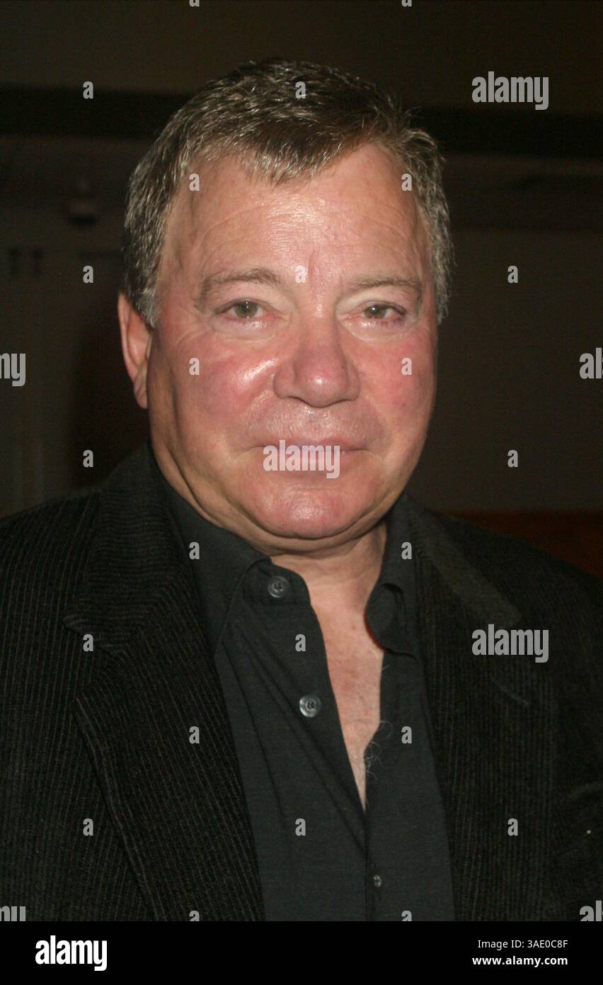 Oct 24, 2004; New York, NY, USA; Actor WILLIAM SHATNER at a charity ...