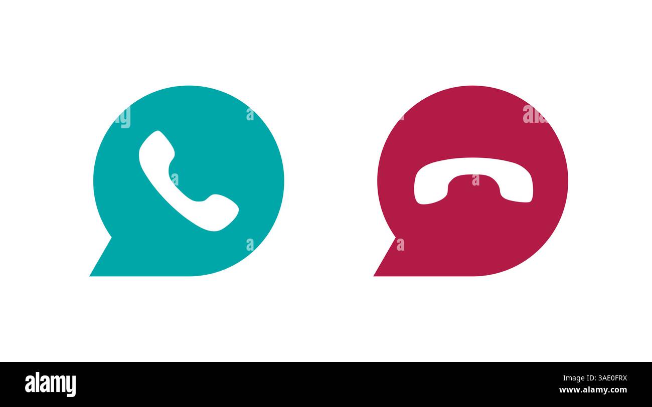 Handset icon in text Stock Vector Images - Alamy