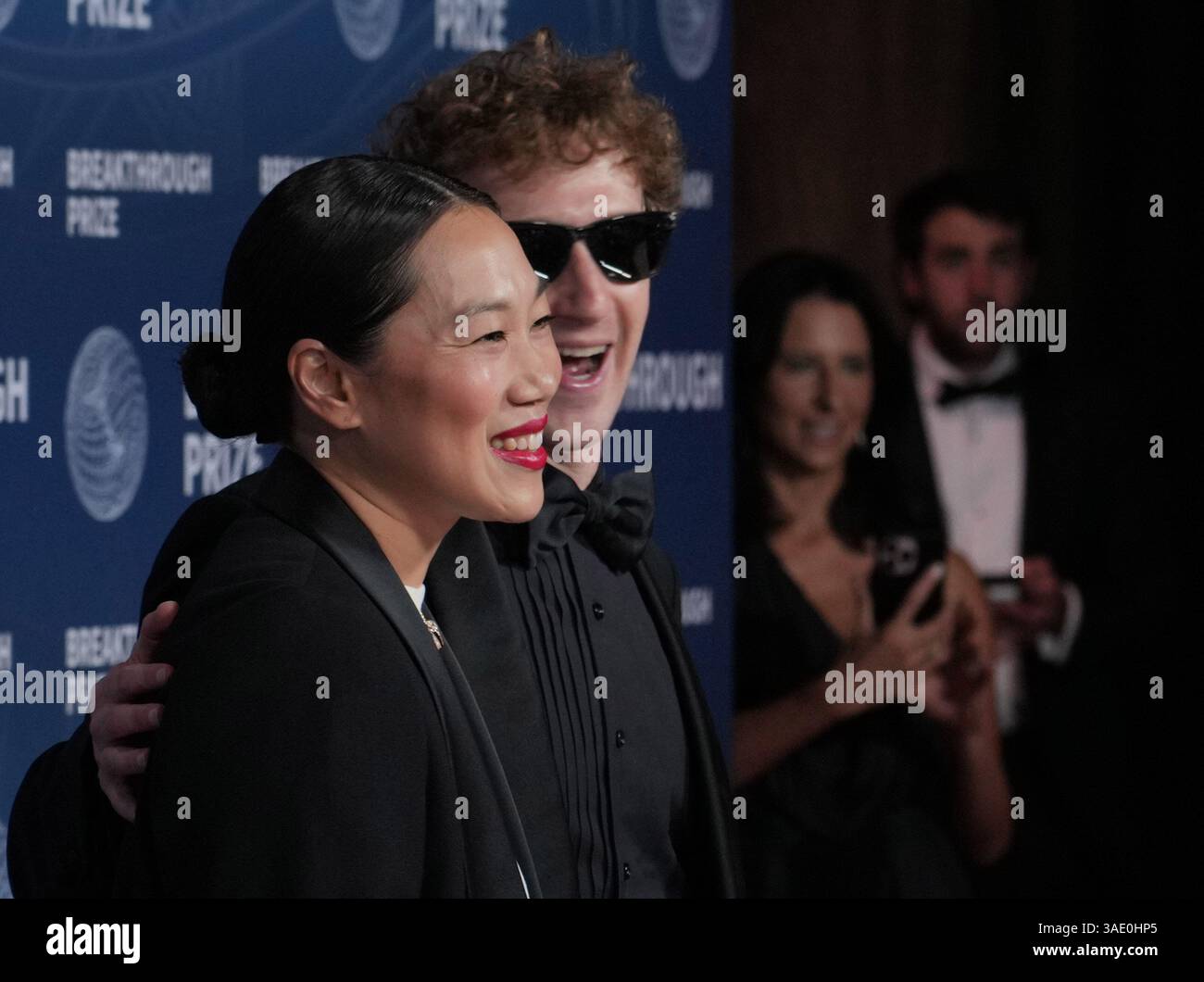 Los Angeles, USA. 05th Apr, 2025. Mark Zuckerberg arrives at the 11th ...