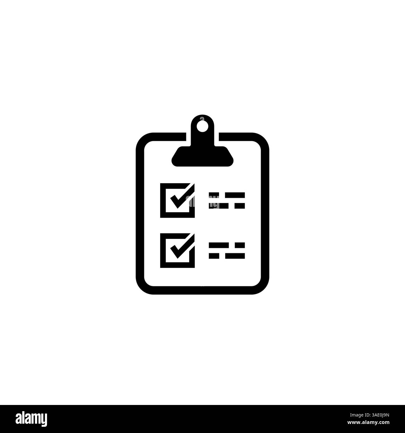 Checkmarks on test paper Stock Vector Images - Alamy