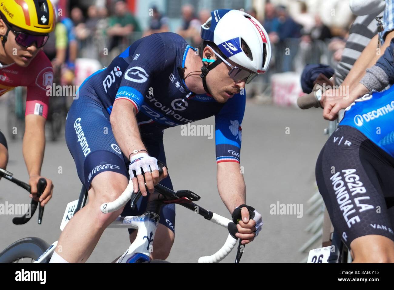 CAVAGNA Rémi of Groupama - FDJ during the Route Adélie de Vitré 2025 ...