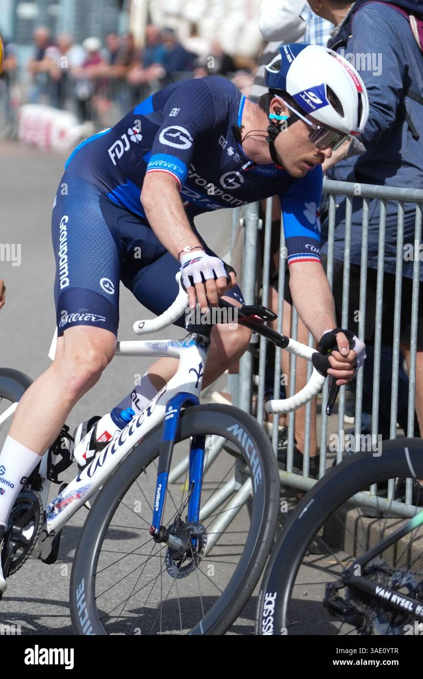 CAVAGNA Rémi of Groupama - FDJ during the Route Adélie de Vitré 2025, UCI Europe Tour Cycling ...