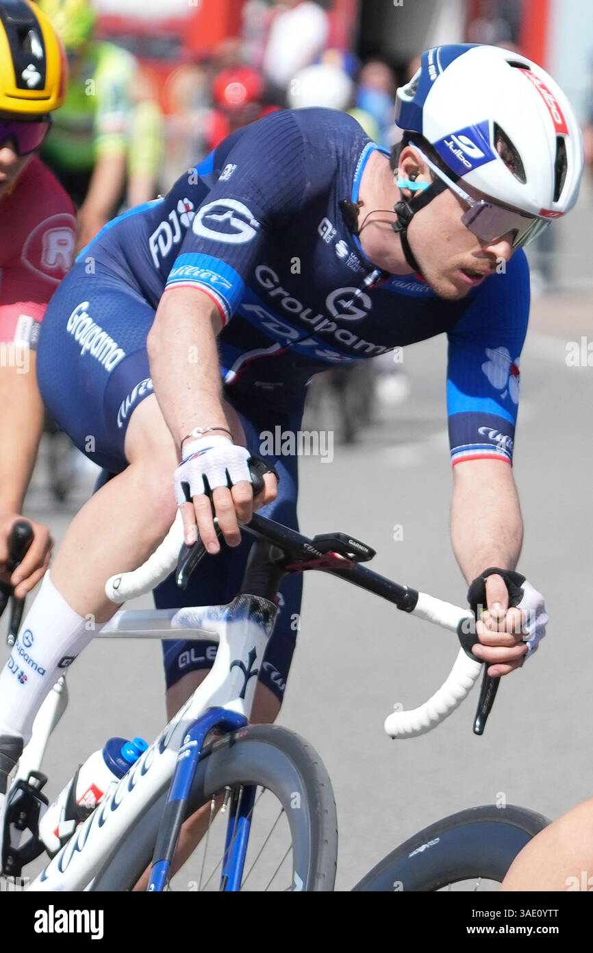 CAVAGNA Rémi of Groupama - FDJ during the Adélie de Vitré 2025, UCI ...