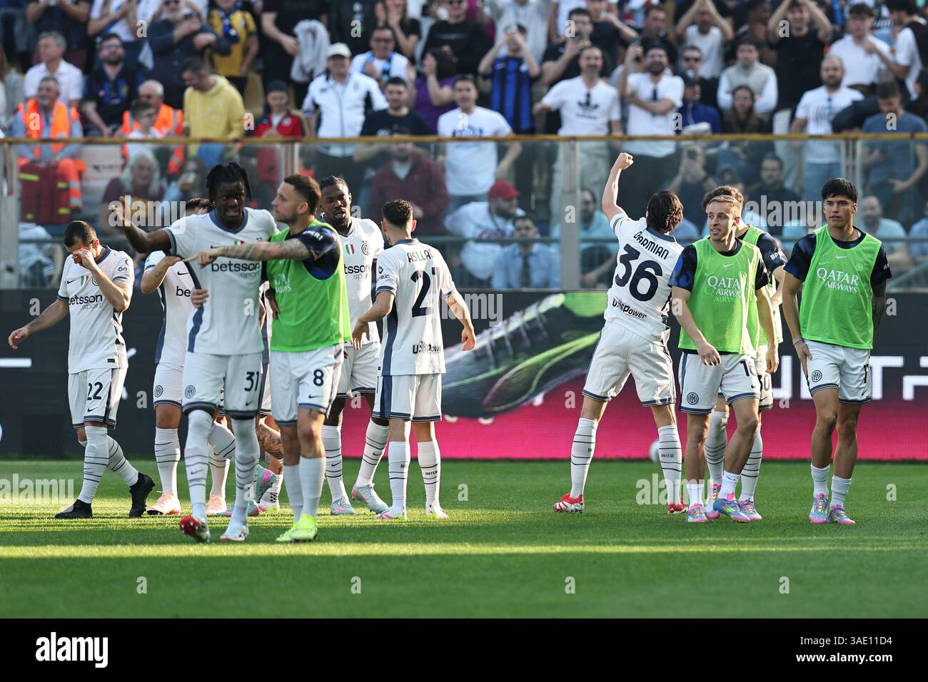 Matteo Darmian (Inter) celebrates after scoring his teamÕs first goal ...