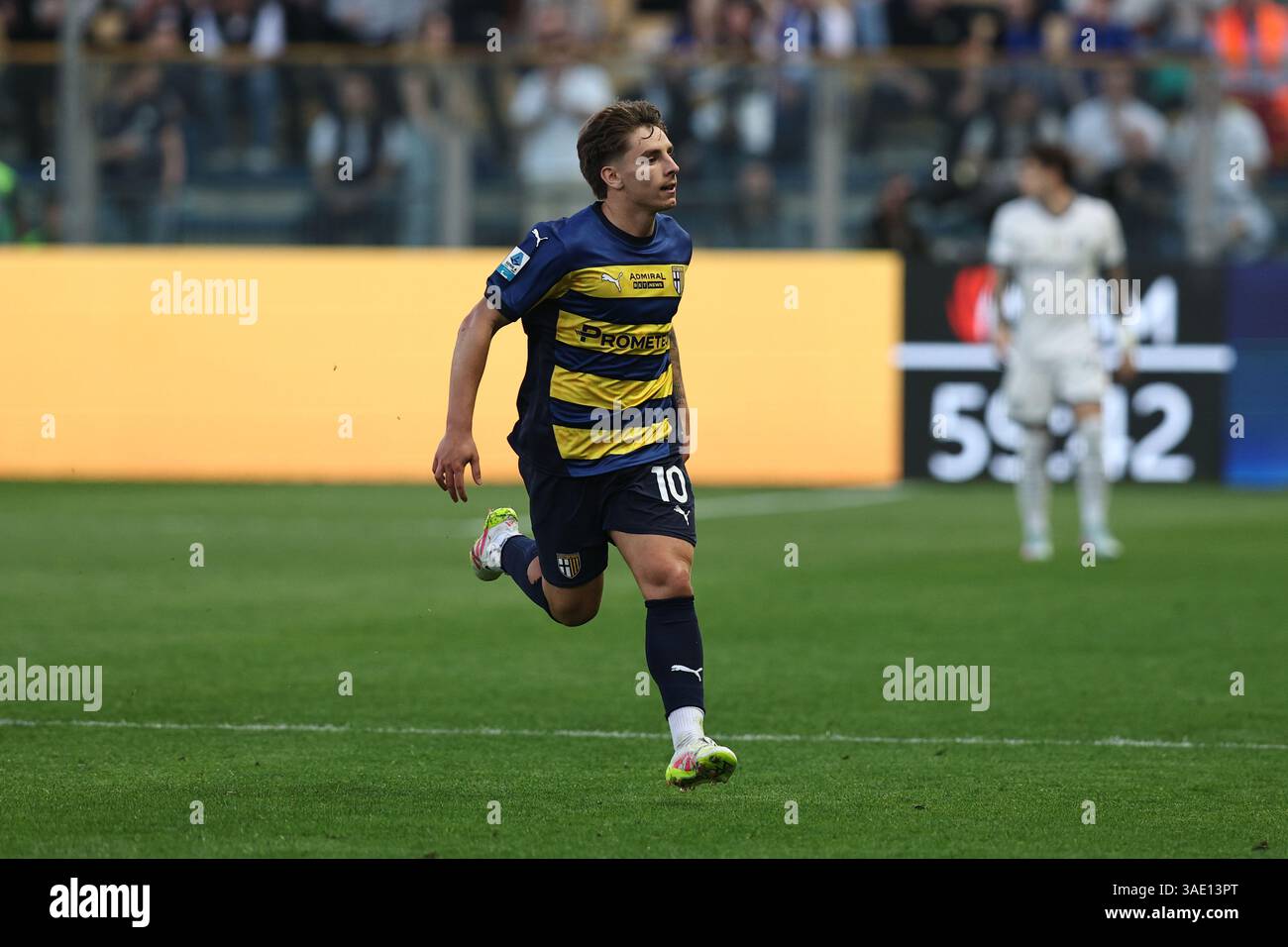 Adrian Bernabe (Parma) celebrates after scoring his teamÕs first goal ...