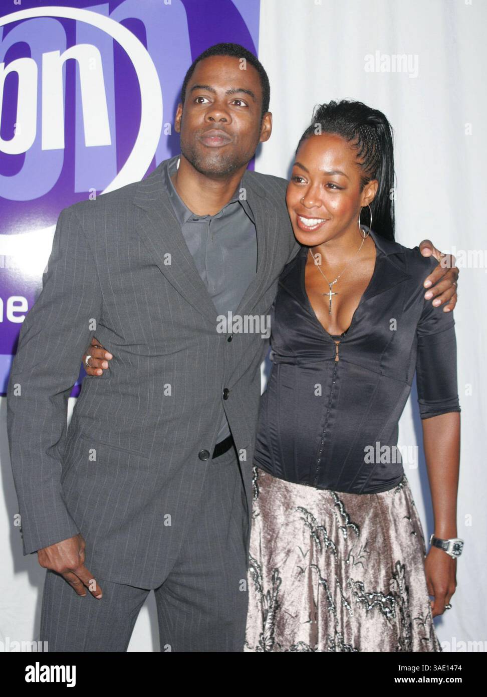 May 19, 2005; New York, NY, USA; Actor CHRIS ROCK & TICHINA ARNOLD at ...