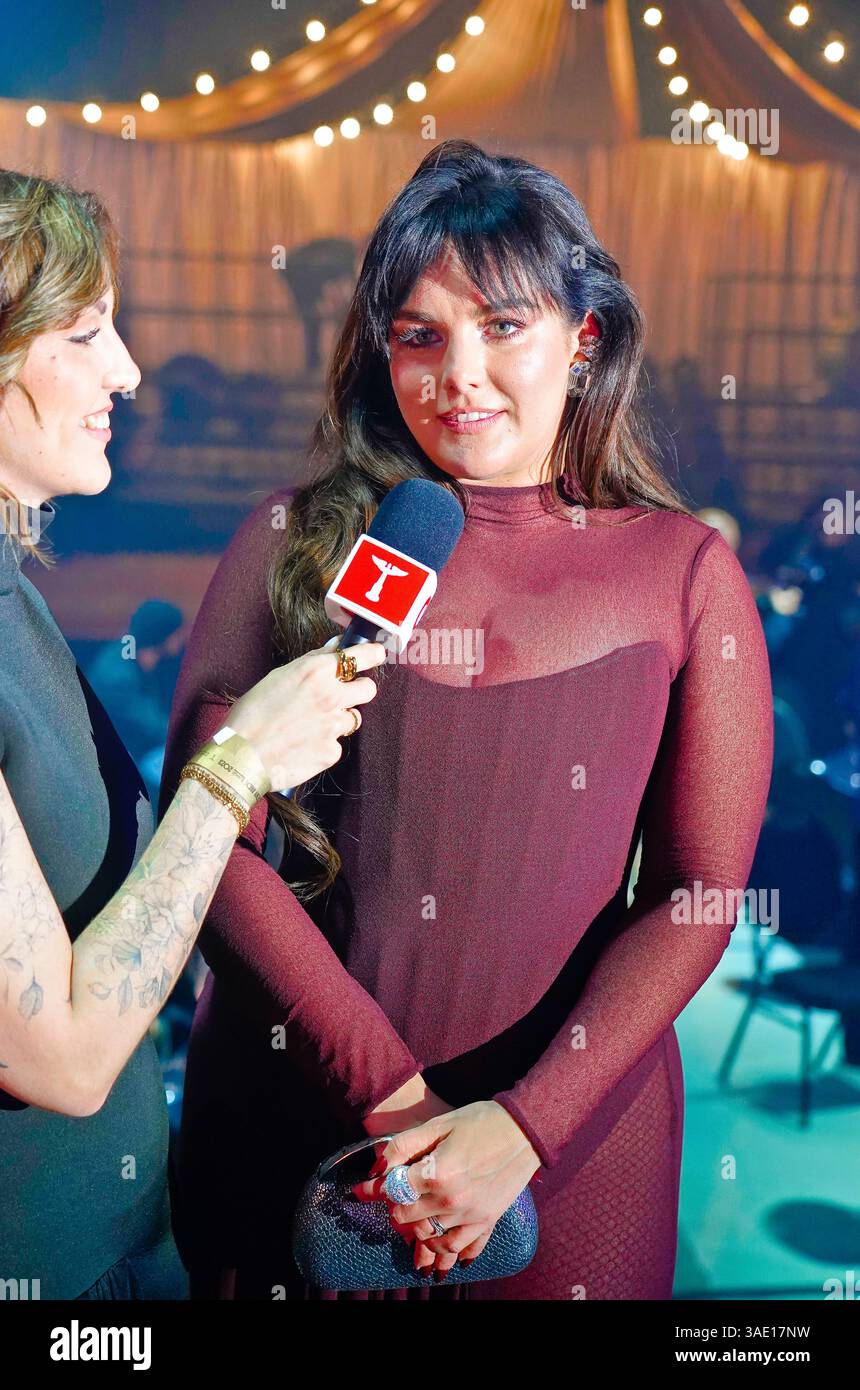 Polish-Czech singer Ewa Farna gives an interview during Czech Music ...