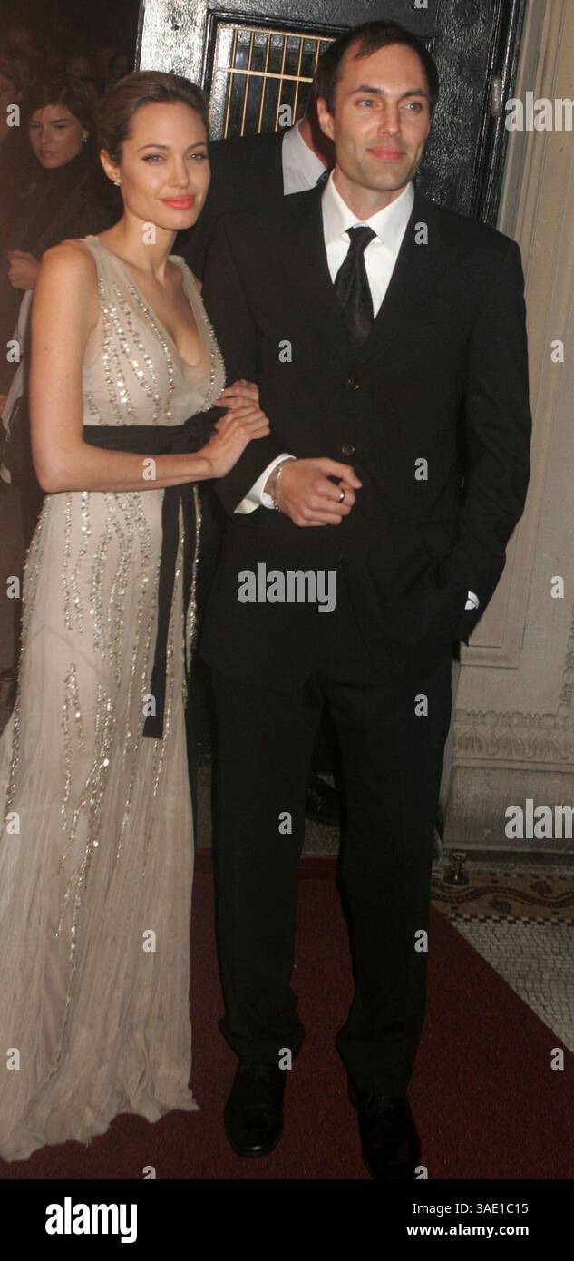 Oct 24, 2005; New York, NY, USA; Actress ANGELINA JOLIE & her brother ...