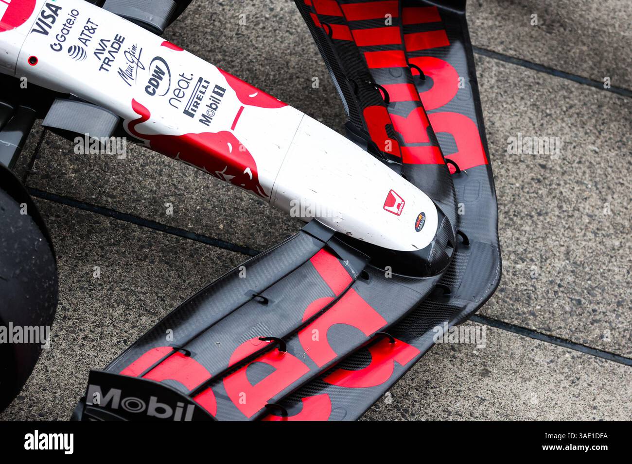 Red Bull Racing RB21, mechanical detail, front wing, during the Formula ...