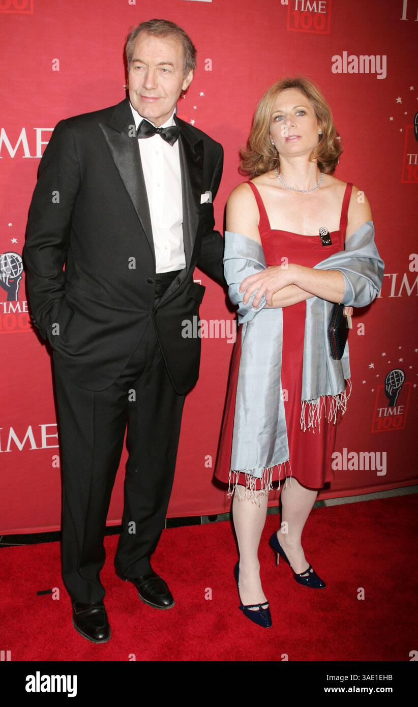 May 08, 2008 - New York, NY, USA - CHARLIE ROSE and AMANDA BURDEN at ...