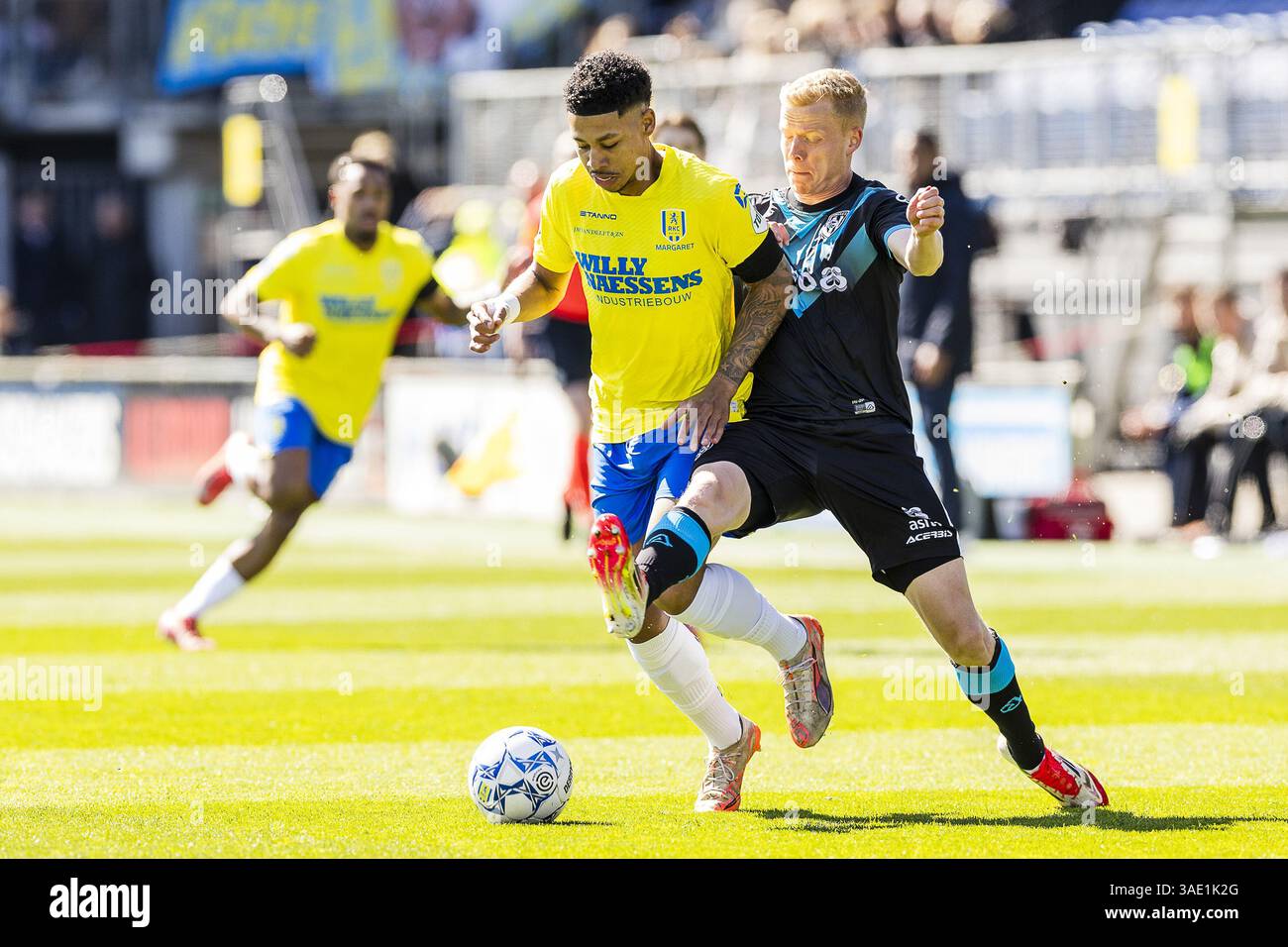 Waalwijk, Netherlands. 06th Apr, 2025. WAALWIJK, 06-04-2025. Mandemakers stadium, season 2024/ ...