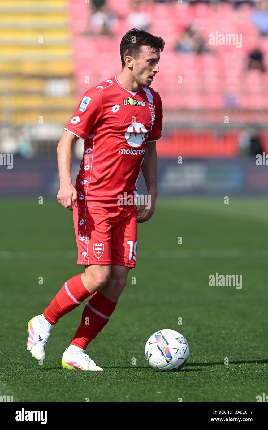 AC Monza's Samuele Birindelli during thirty-first Serie A soccer match ...