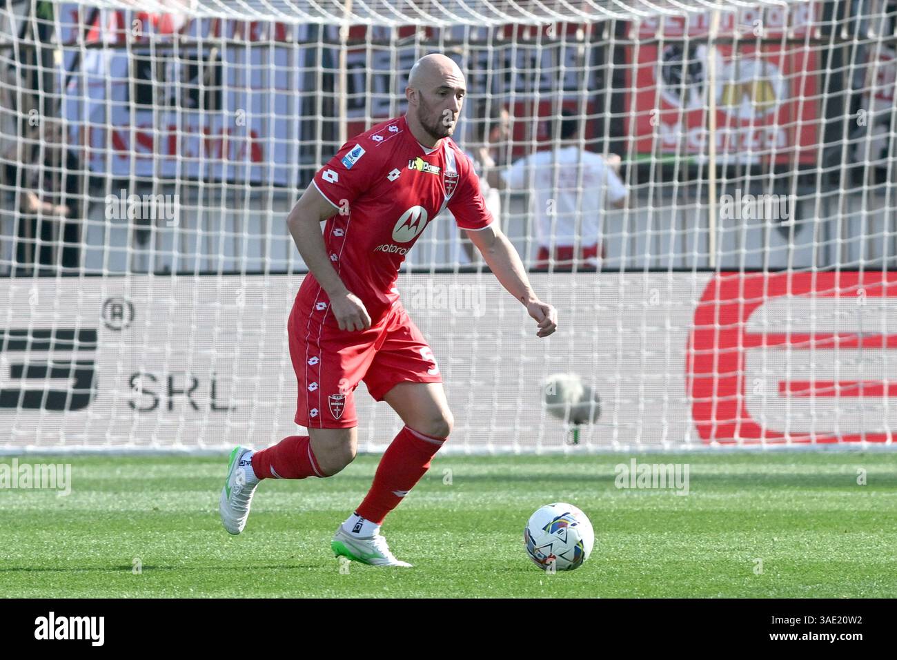 AC Monza's Luca Caldirola during thirty-first Serie A soccer match ...