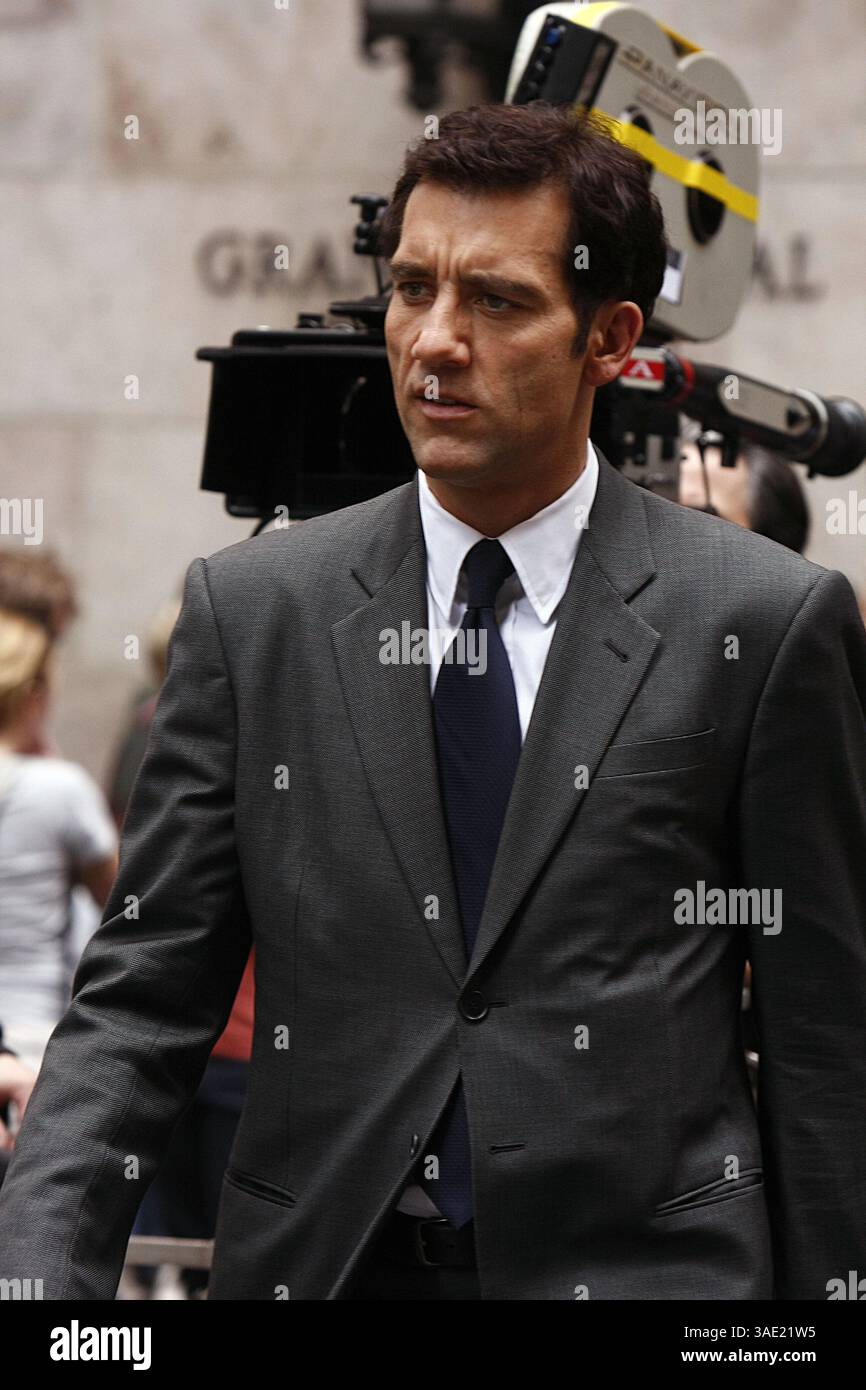 May 3 2008, New York City Actor Clive Owen was on the set of the new ...