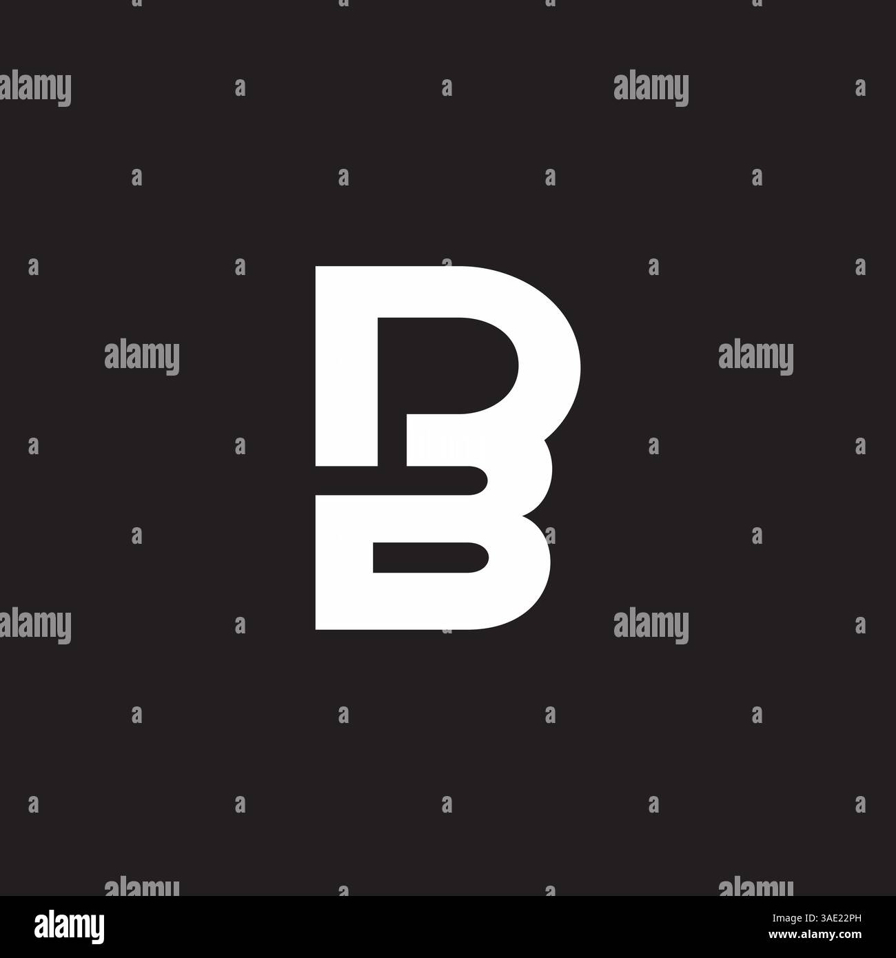 letter pdb simple linked lines logo vector Stock Vector Image & Art - Alamy