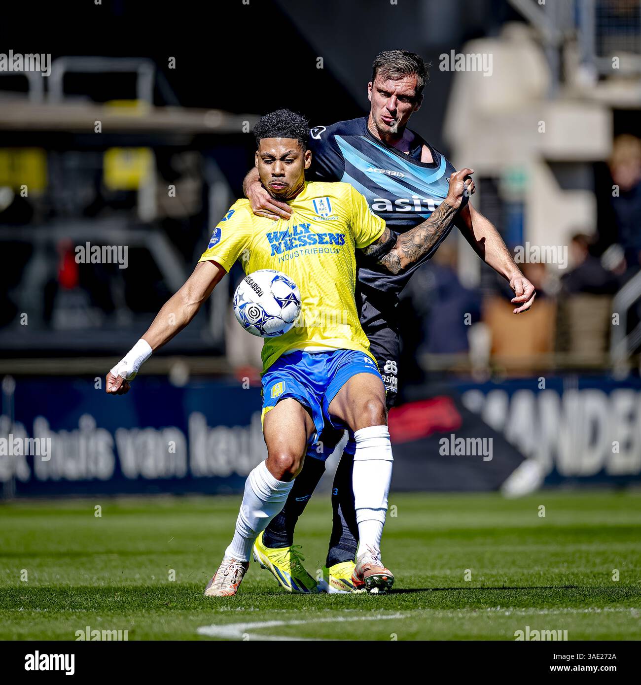 WAALWIJK, Netherlands. 06th Apr, 2025. SPO, Mandemakers Stadium, Dutch eredivisie, season 2024/ ...