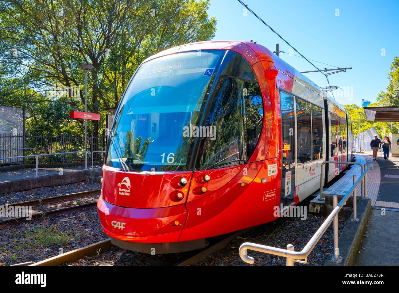 Glebe Light Rail station in Sydney, Australia, is built on an old ...