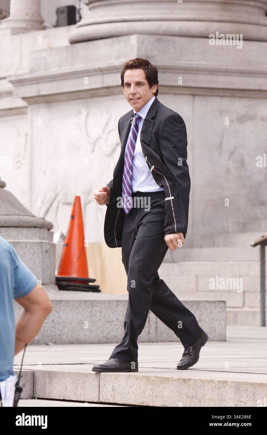 August 18 2008, New York City Actor Ben Stiller was on the set of his ...