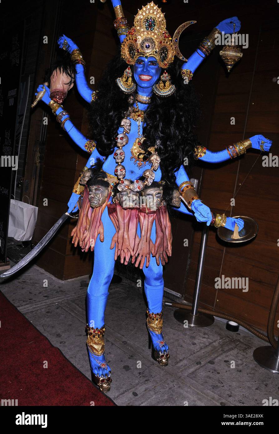 October 31 2008, New York City Model Heidi Klum arriving at her annual ...