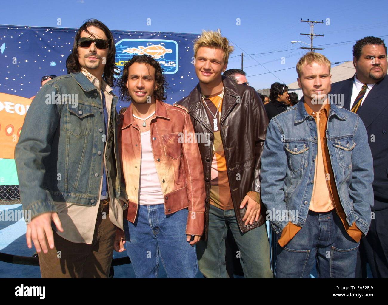 Pop band backstreet boys l r brian hi-res stock photography and images ...