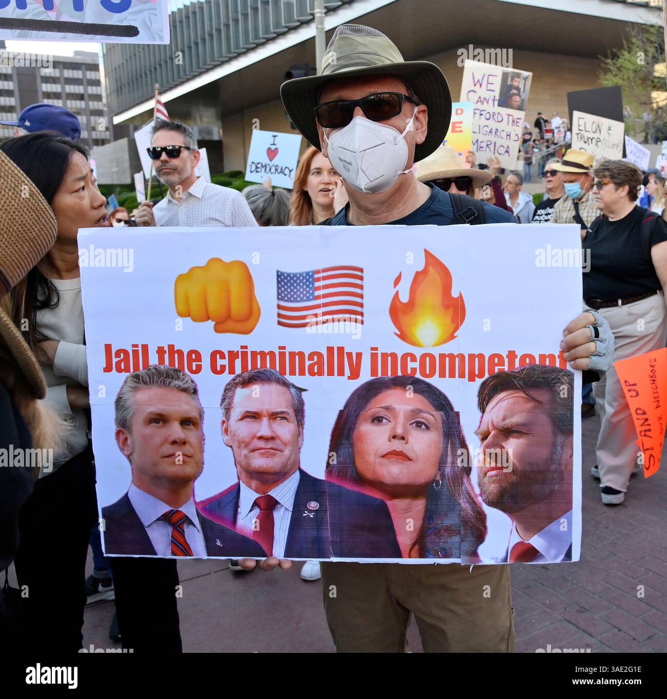 Los Angeles, United States. 05th Apr, 2025. Thousands of protesters ...