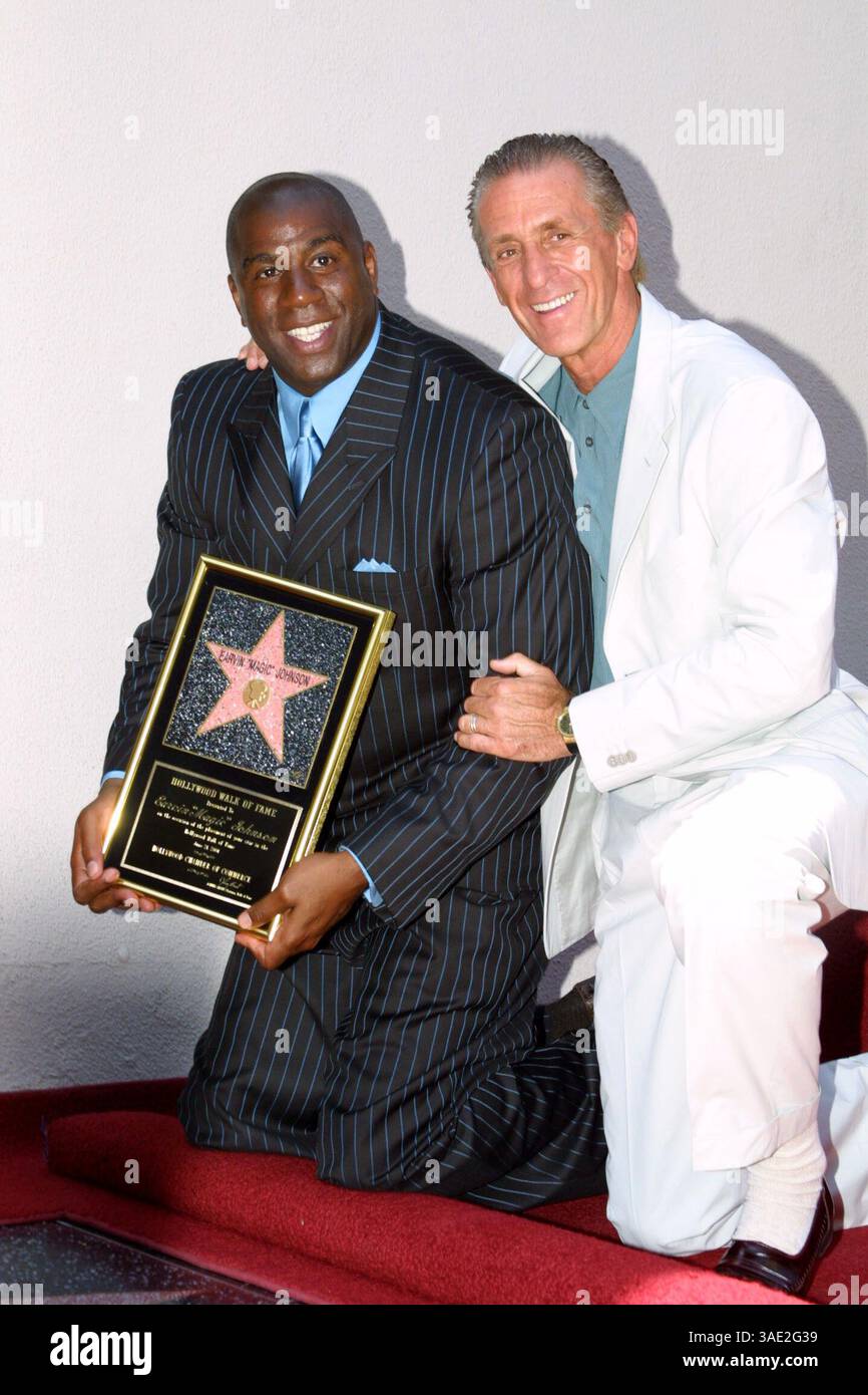 Jun 21, 2001; Los Angeles, CA, USA; Former Pro Lakers Basketball player ...