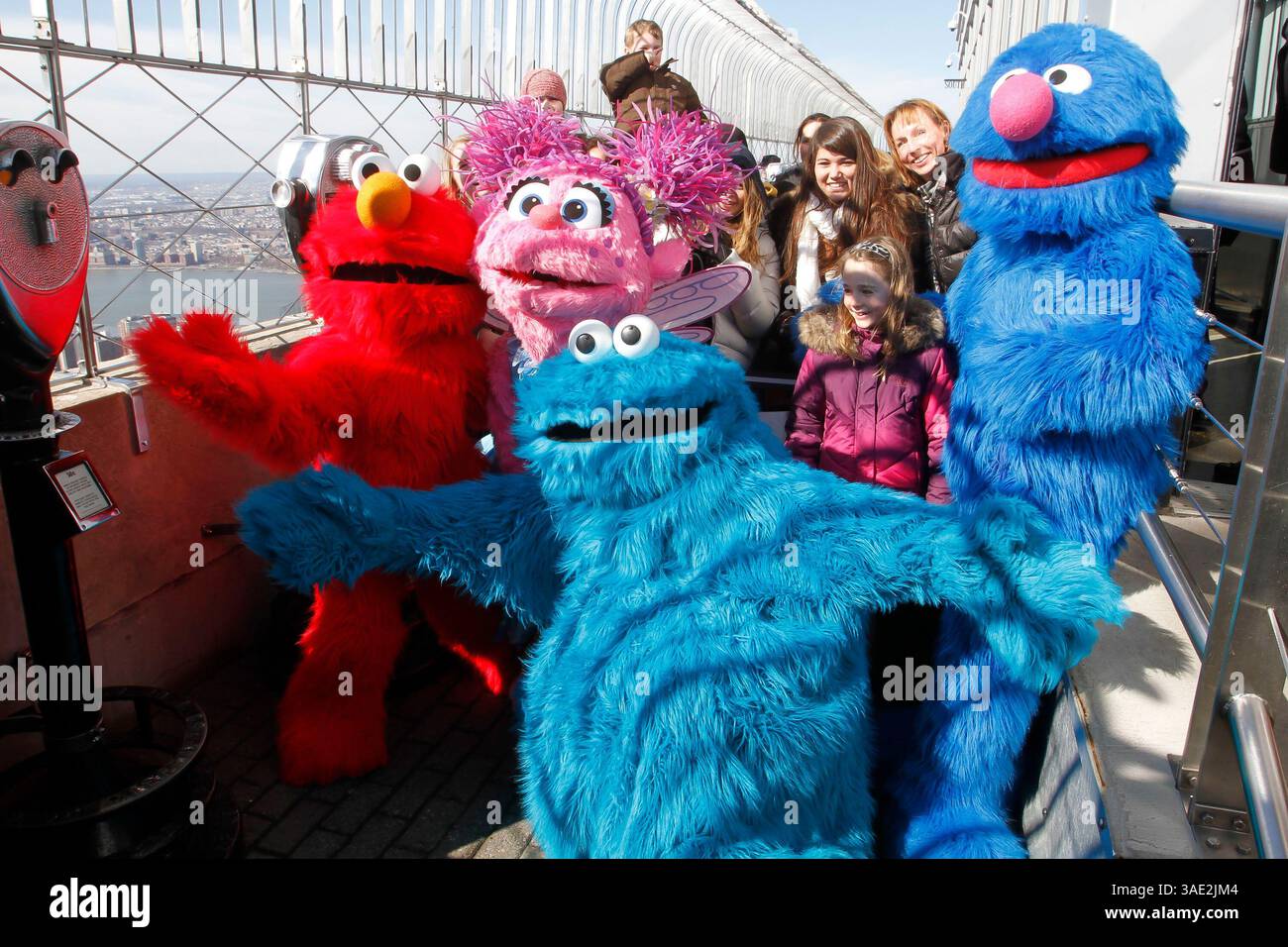 Elmo, Cookie Monster, Abby Cadabby and Grover from "Sesame Street Live ...