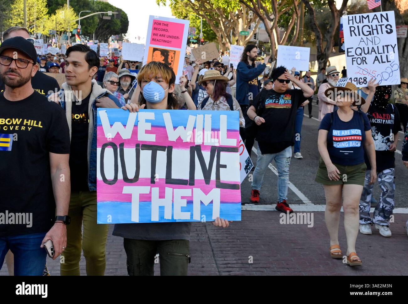 Los Angeles, United States. 05th Apr, 2025. Thousands of protesters ...
