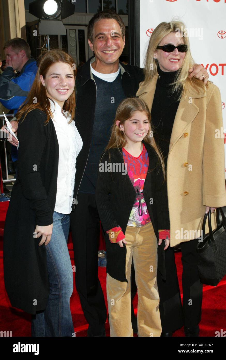 Mar 16, 2002; Los Angeles, CA, USA; Actor TONY DANZA, Wife TRACY, Kids ...