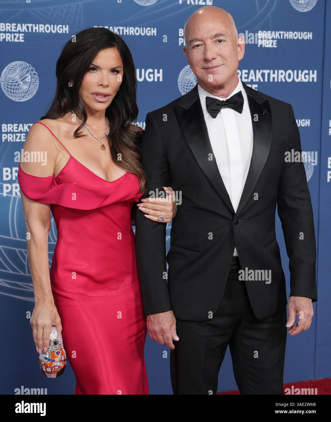 Los Angeles, USA. 05th Apr, 2025. (L-R) Lauren Sanchez and Jeff Bezos ...