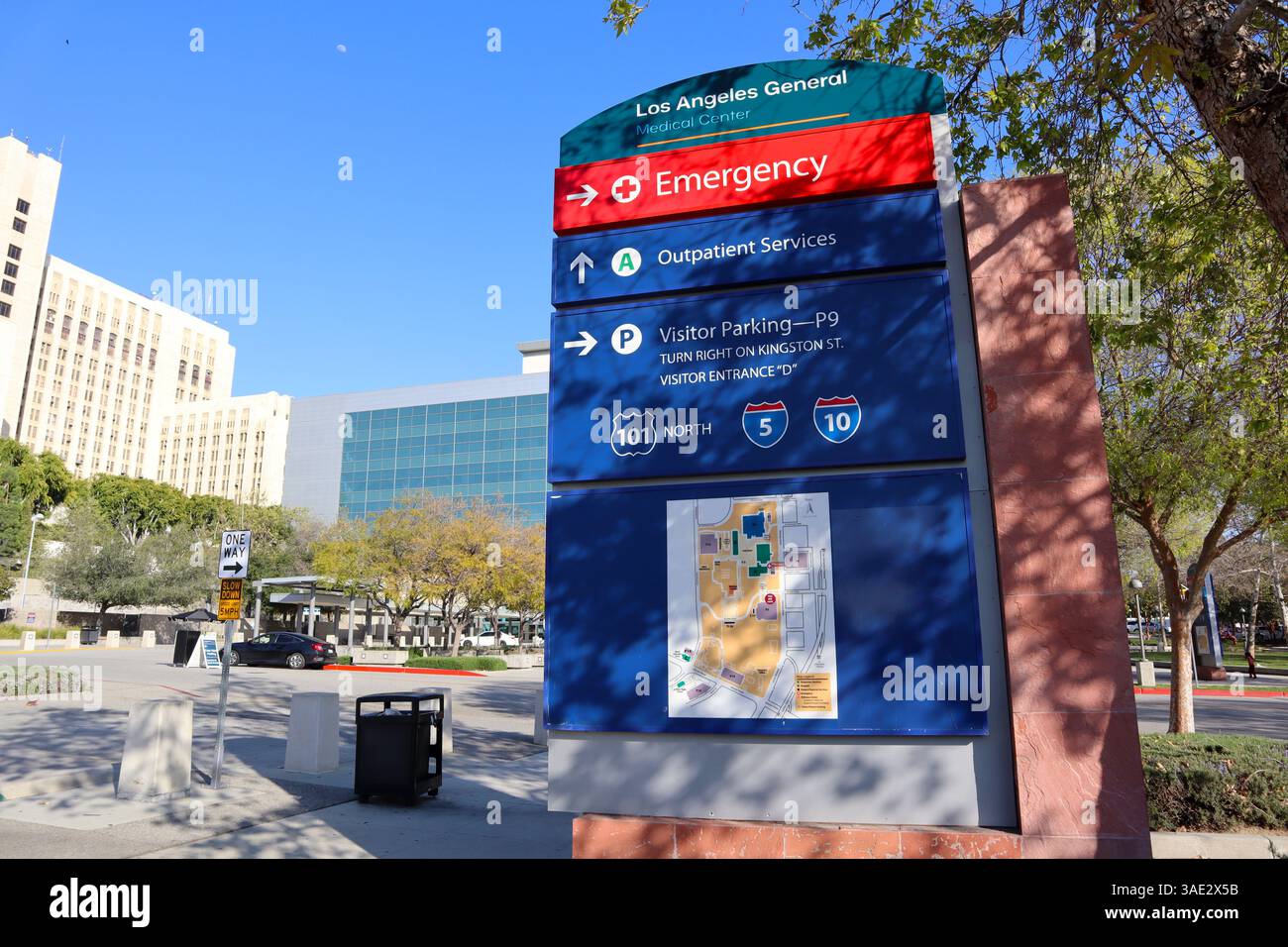 Los Angeles, California: Los Angeles General Medical Center Hospital ...