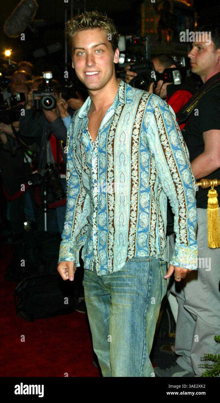 Mar 25, 2003; Las Vegas, NV, USA; Singer LANCE BASS @ Celine Dion's 'A ...