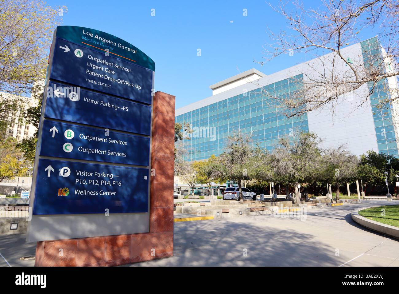 Los Angeles, California: Los Angeles General Medical Center Hospital ...