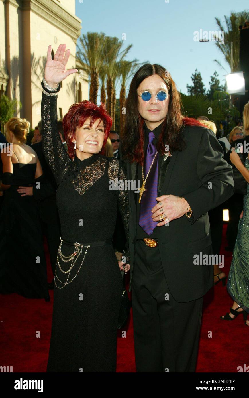 Sep 22, 2002; Los Angeles, CA, USA; 'The Osbournes' OZZY & SHARON ...