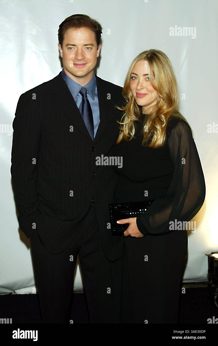 Actor BRENDAN FRASER & Wife AFTON at the Rodeo Drive Walk Of Style ...